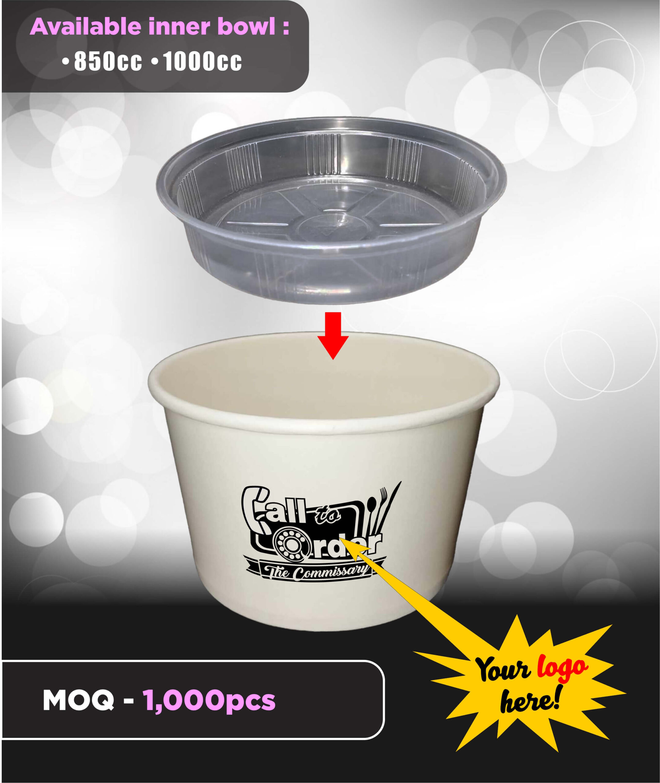 PAPER BOWL INNER LIDS – Call to Order